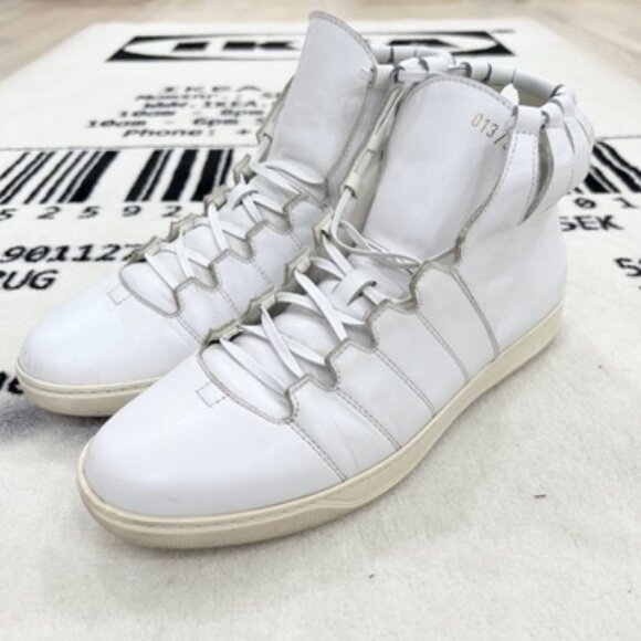 Woolier | Shoes | Rare Woolier The Royal High Top Leather Shoes Made In ...